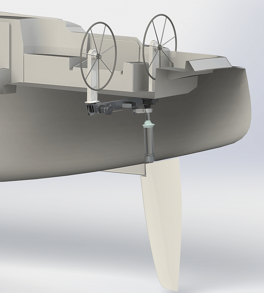 Jefa Rudder & Steering on Contest 42CS.......