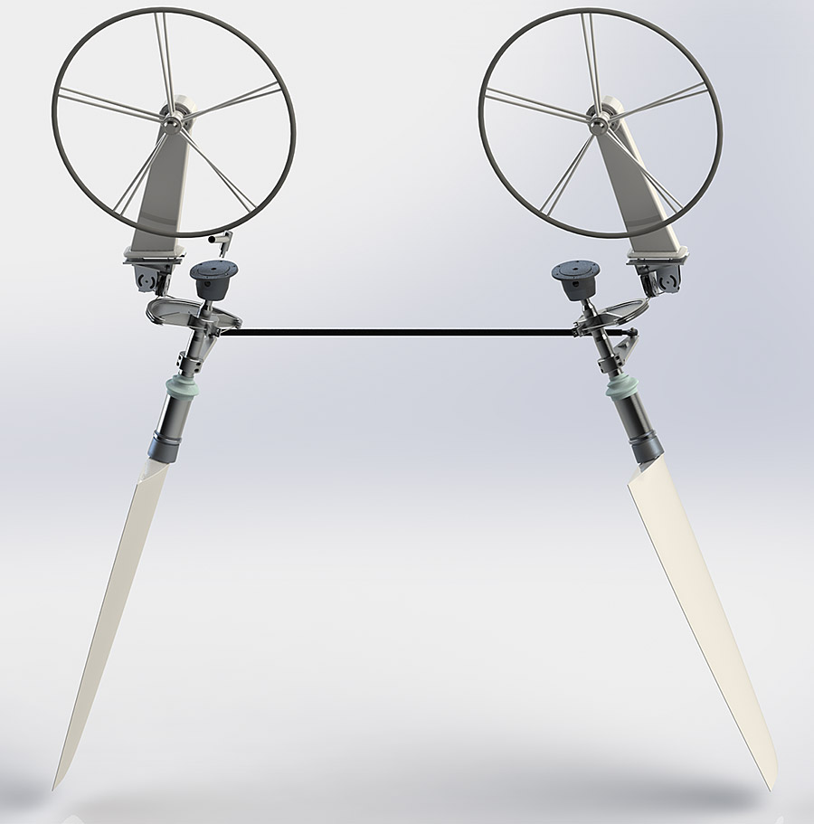 Jefa Steerign system on the Azuree 46