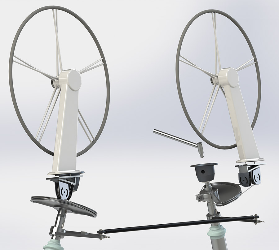 Jefa Steerign system on the Azuree 46