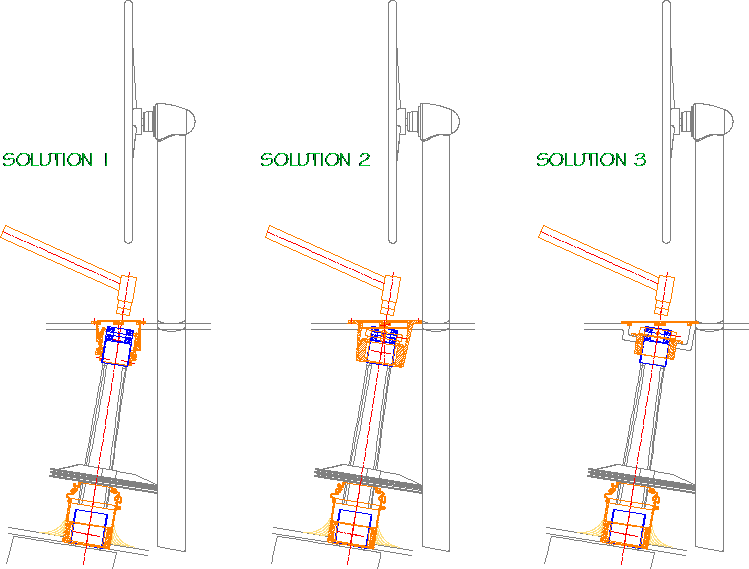 Examples of carbon rudder boats