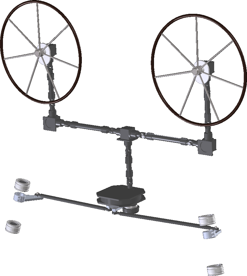 Examples of wheel steered boats