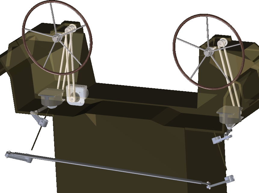 Examples of wheel steered boats