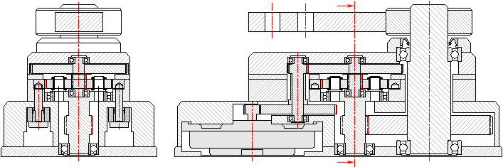 Jefa direct drive unit type I