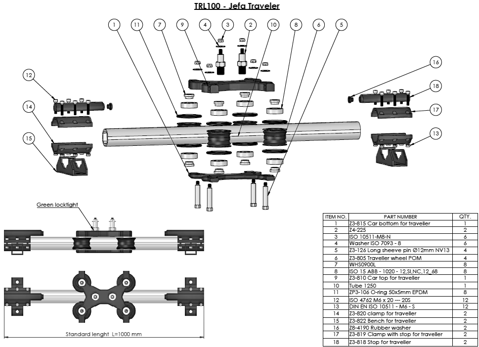 Jefa traveller steering